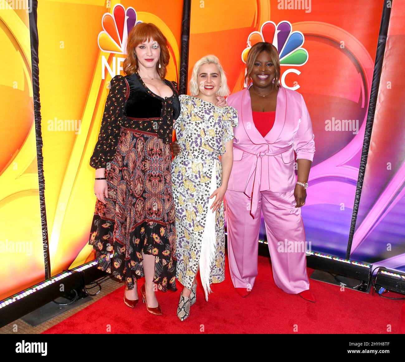 Christina Hendricks, Mae Whitman & Retta attending NBC's Midseason ...