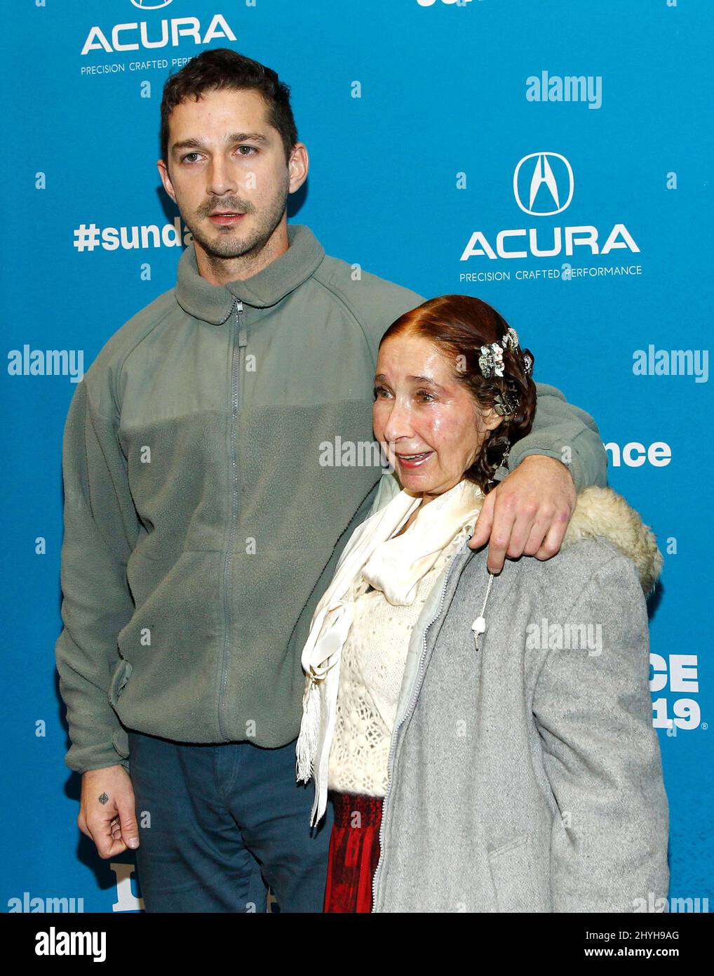 Shia LaBeouf and Shayna Saide at the premiere of "Honey Boy" during the ...