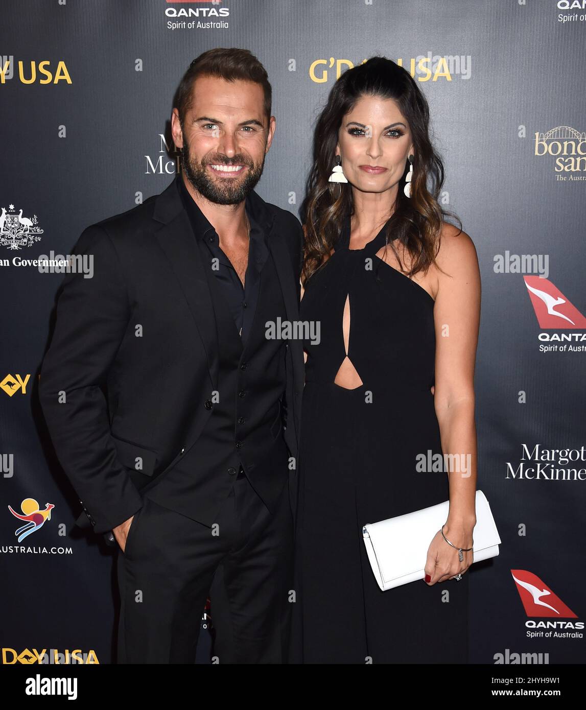 Daniel McPherson and Zoe Ventoura arrive at the 16th Annual G'Day USA ...