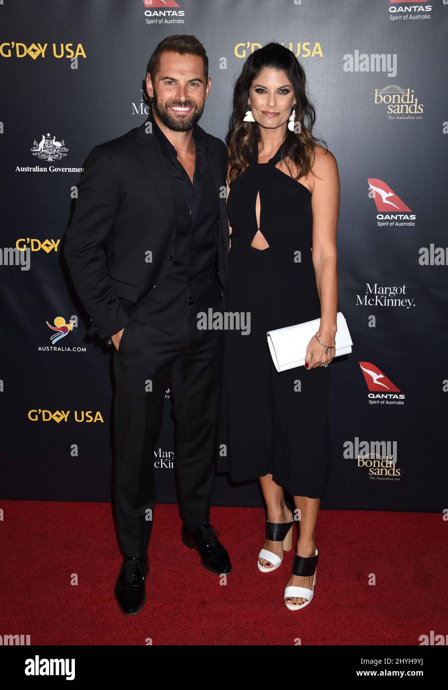 Daniel McPherson and Zoe Ventoura arrive at the 16th Annual G'Day USA ...