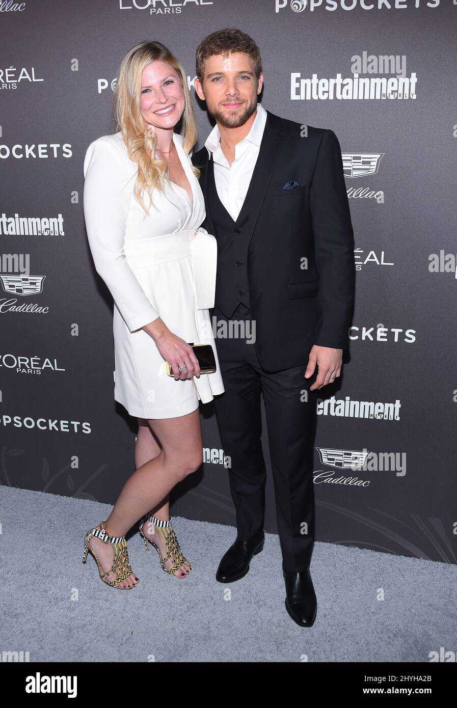 Max Thieriot and Lexi Murphy arriving to the Entertainment Weekly ...