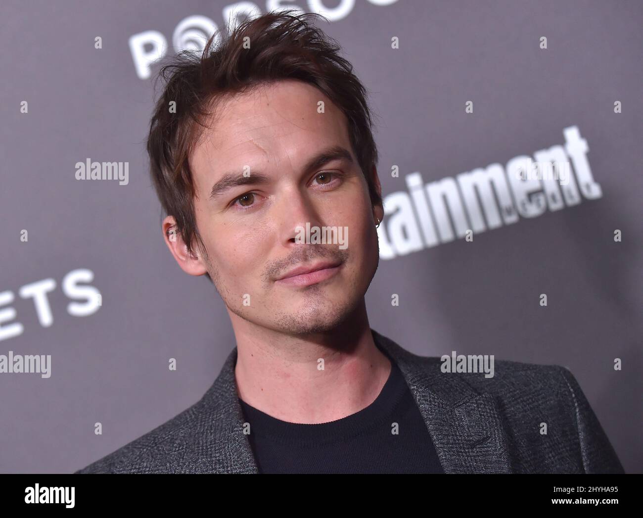 Tyler Blackburn arriving to the Entertainment Weekly honors Nominees ...