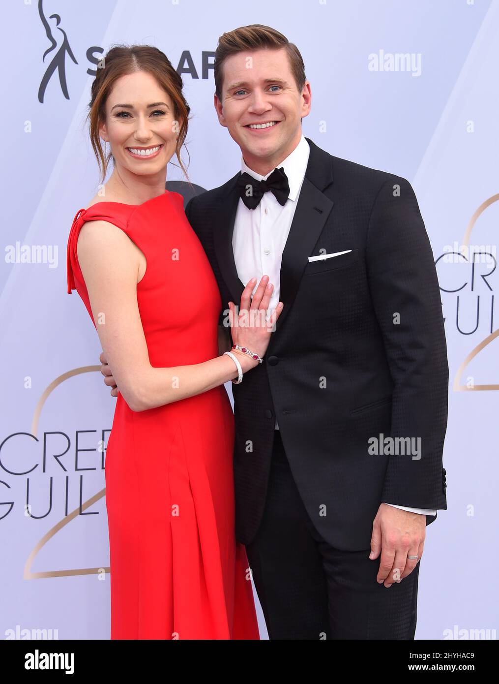 Jessica Blair Herman and Allen Leech attending the 25th Annual Screen ...
