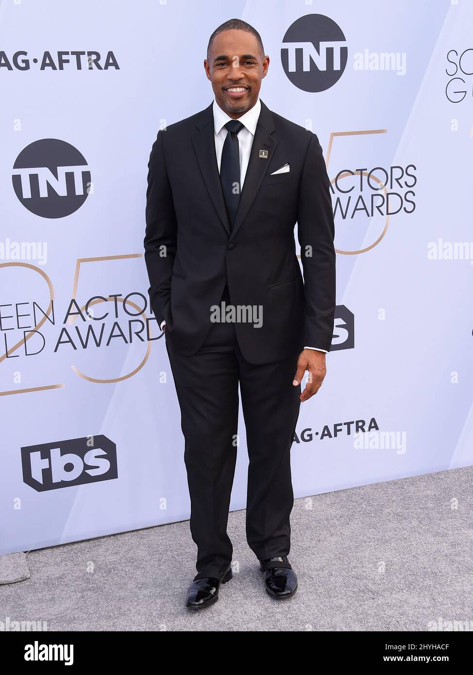 Jason George attending the 25th Annual Screen Actors Guild Awards held ...