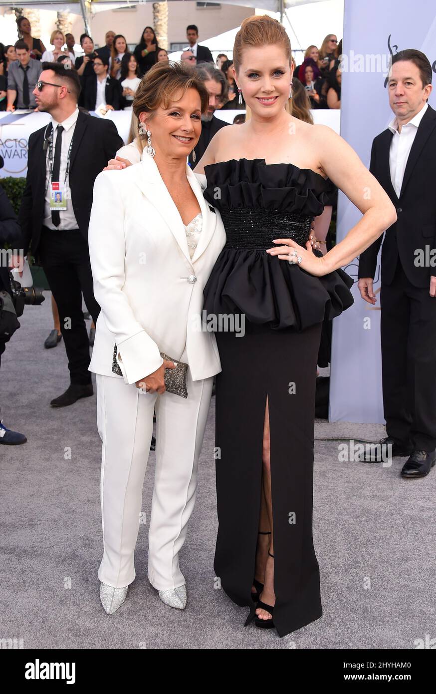 Gabrielle Carteris and Amy Adams attending the 25th Annual Screen ...
