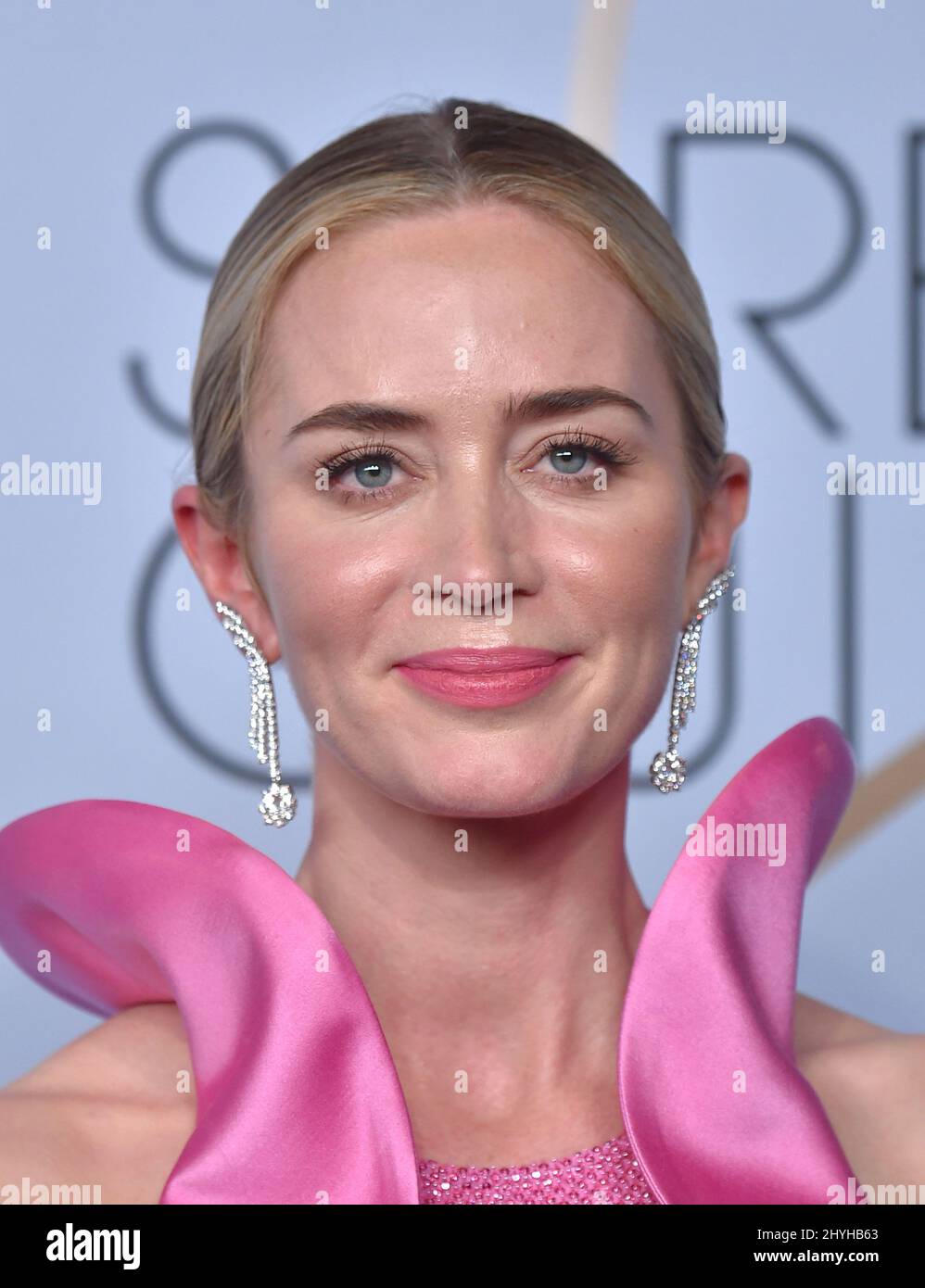 Emily Blunt in the press room at the 25th Annual Screen Actors Guild ...