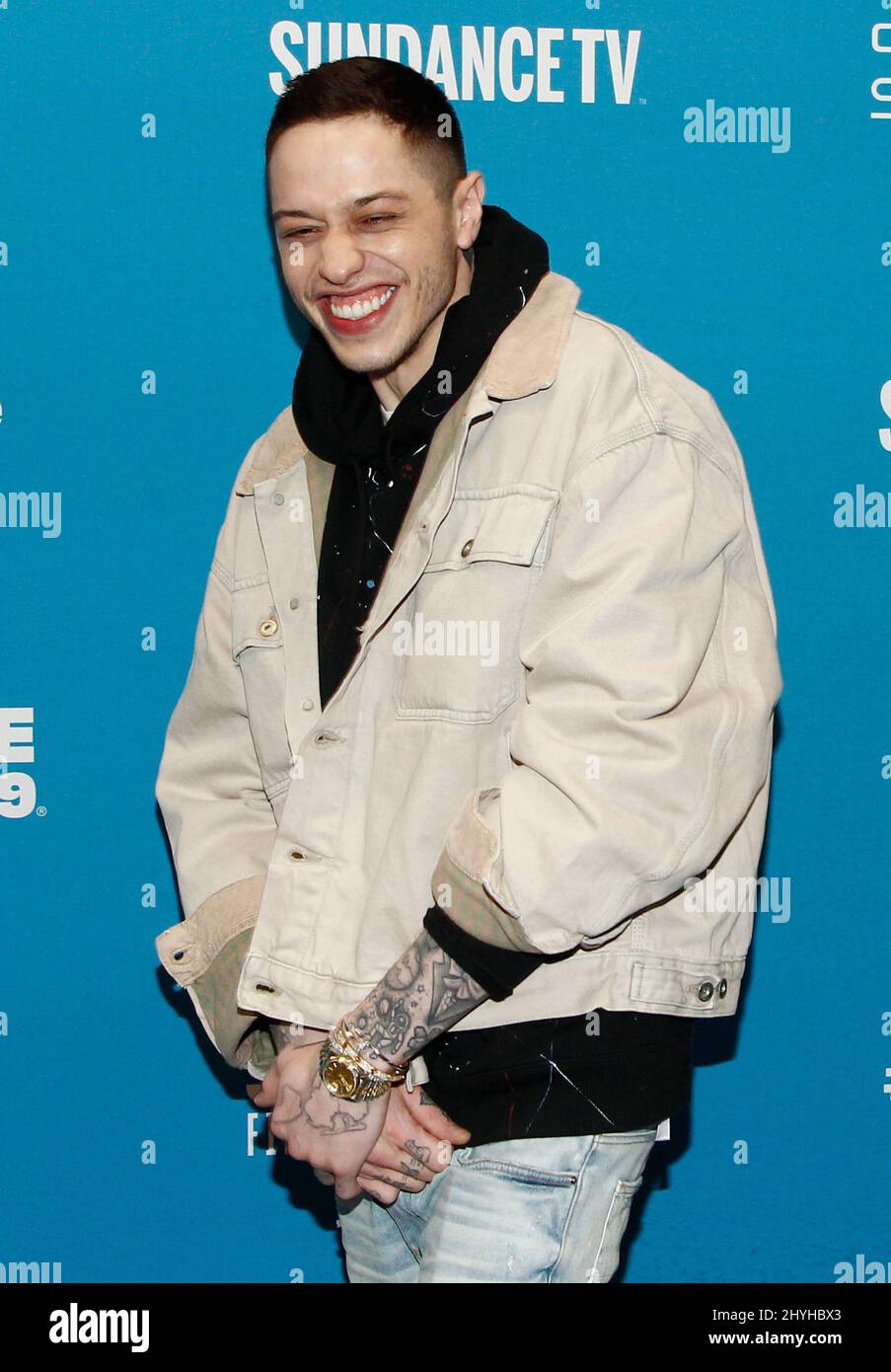 Pete Davidson at the premiere of "Big Time Adolescence" during the 2019 ...
