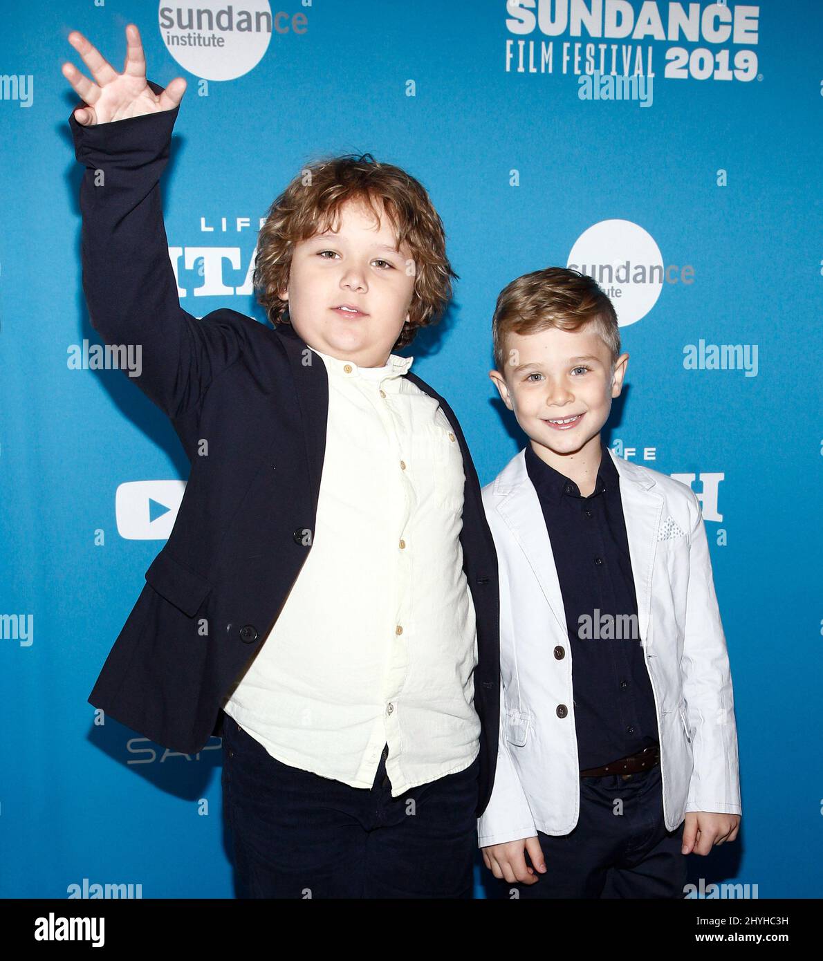 Charlie Whitley (left) and Diesel La Torraca at the premiere of "Little ...