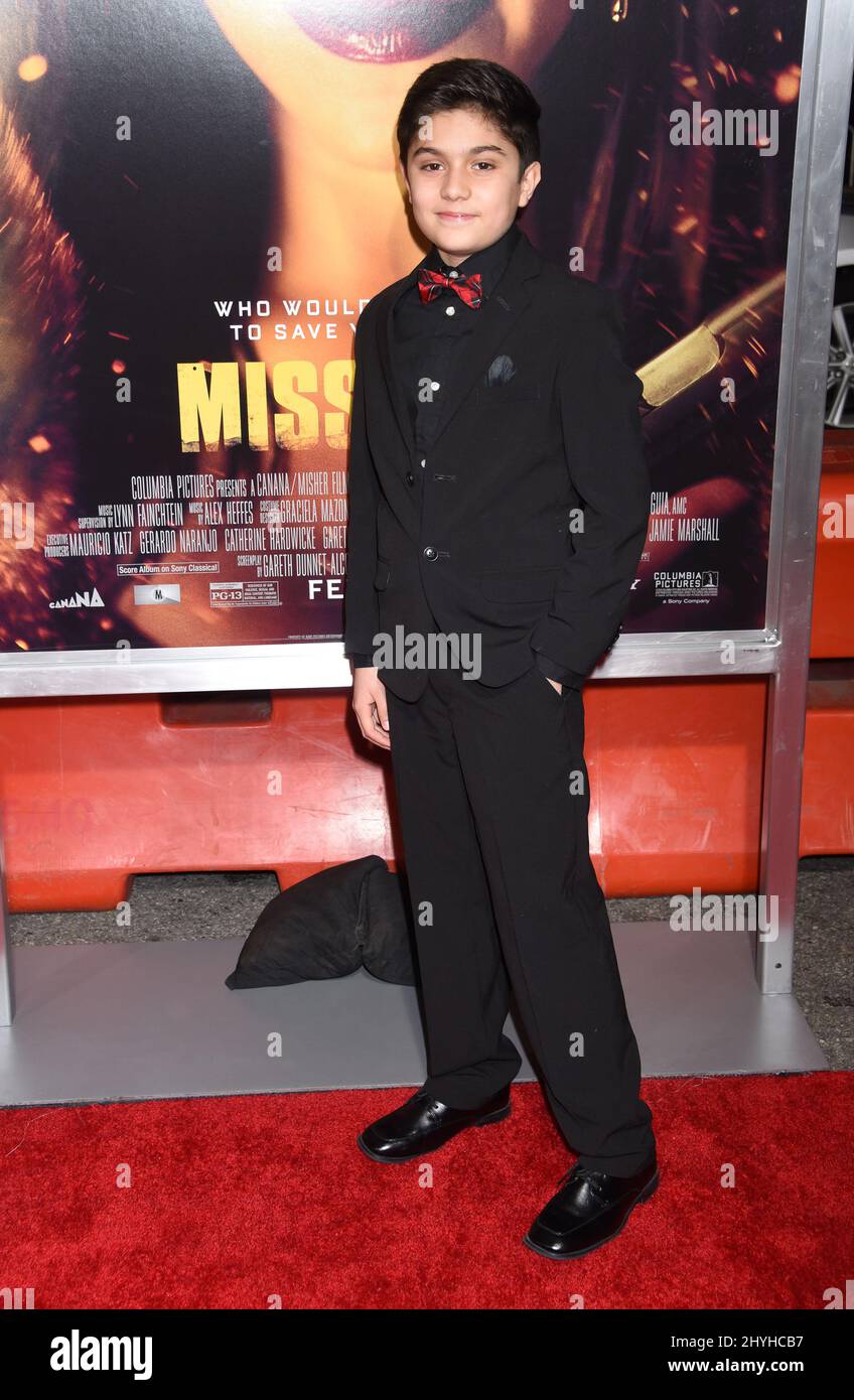 Sebastian Cano at the 'Miss Bala' World Premiere held at the Regal ...