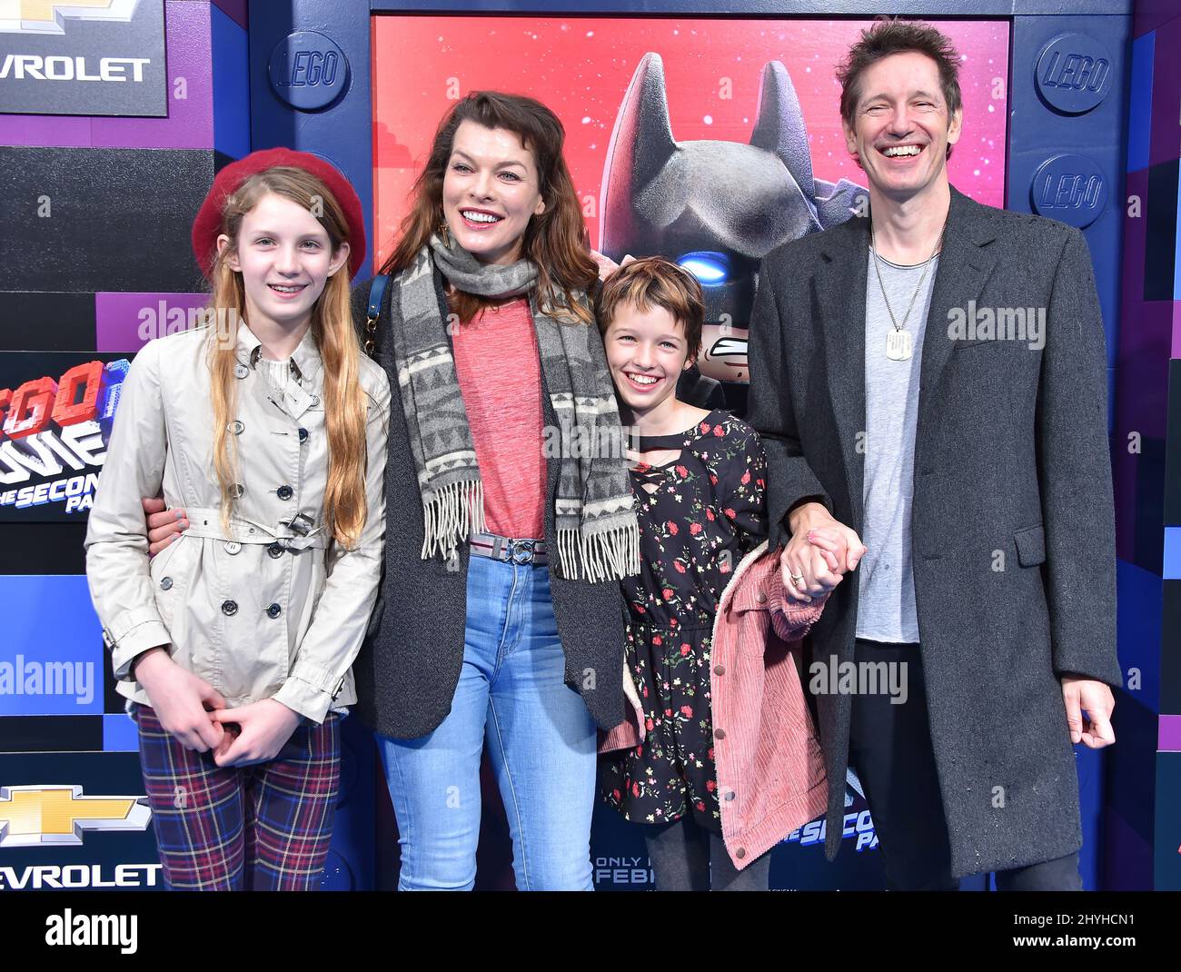 Milla Jovovich, Paul W. S. Anderson, Dashiel Anderson and Ever Anderson ...