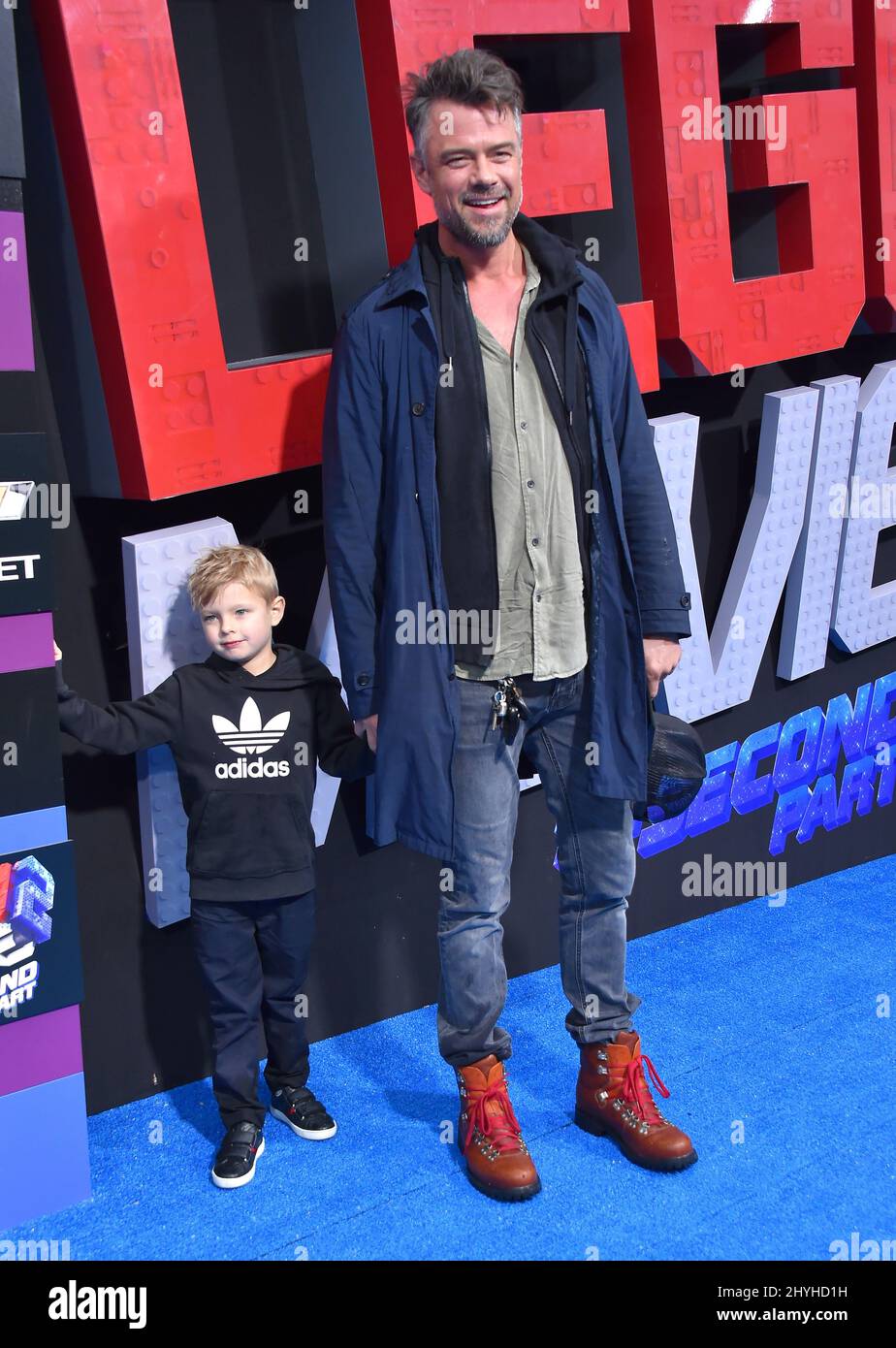 Josh Duhamel and Axl Jack Duhamel arriving to 'The LEGO Movie 2: The ...