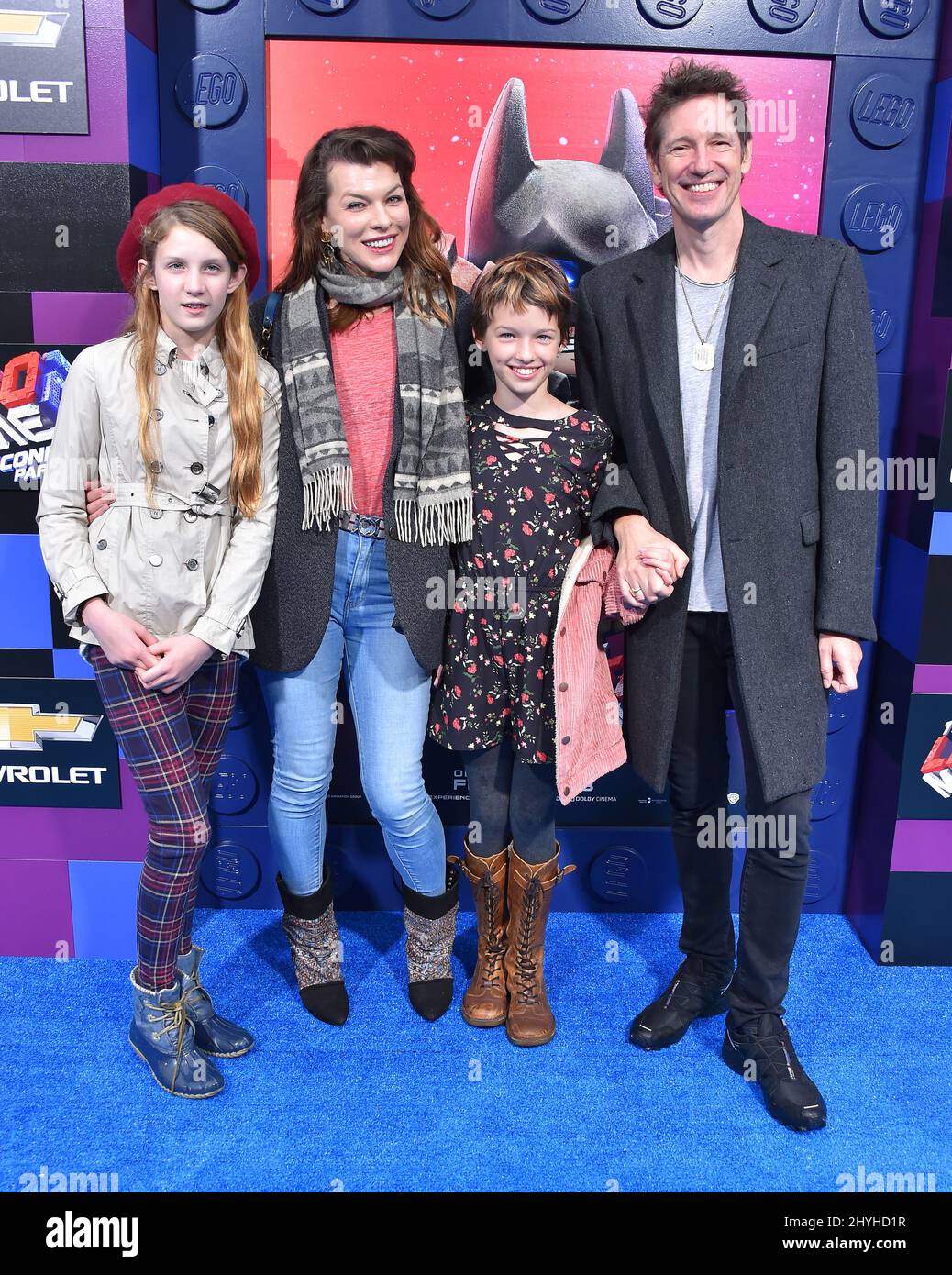 Milla Jovovich, Paul W. S. Anderson, Dashiel Anderson and Ever Anderson ...