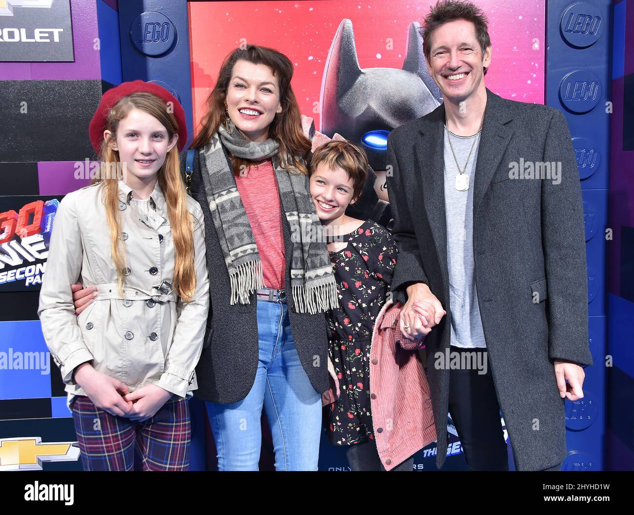 Milla Jovovich, Paul W. S. Anderson, Dashiel Anderson and Ever Anderson ...