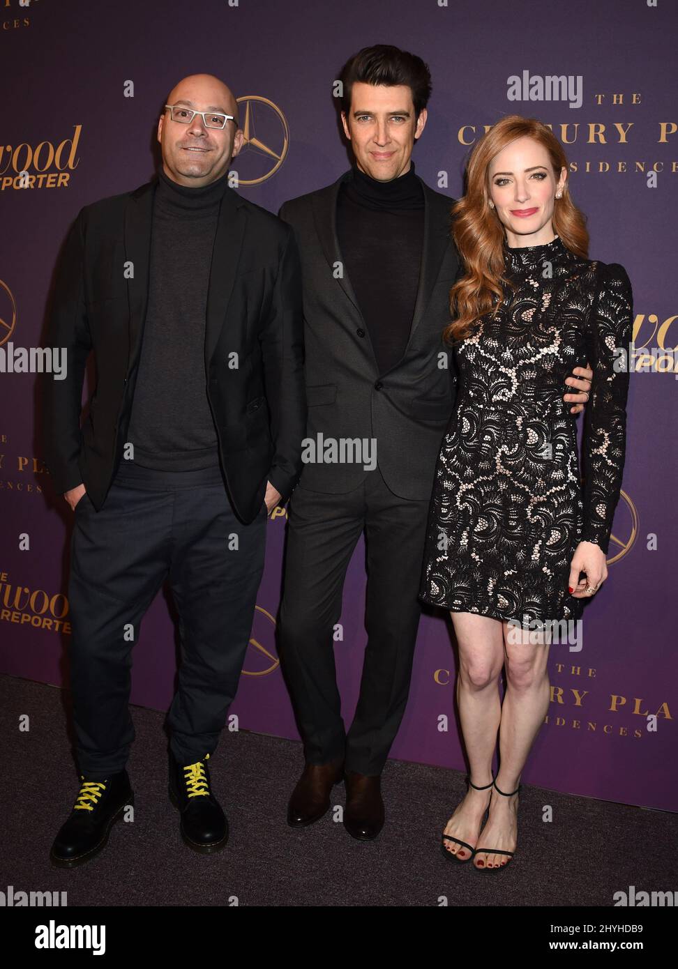 Guy Nattiv and Jaime Ray Newman at The Hollywood Reporter's 7th Annual ...