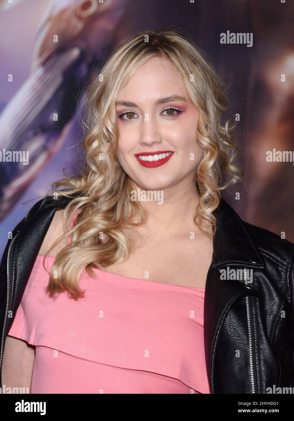 Naomi Kyle at the 'Alita: Battle Angel' Los Angeles Premiere held at the Regency Village Theatre ...