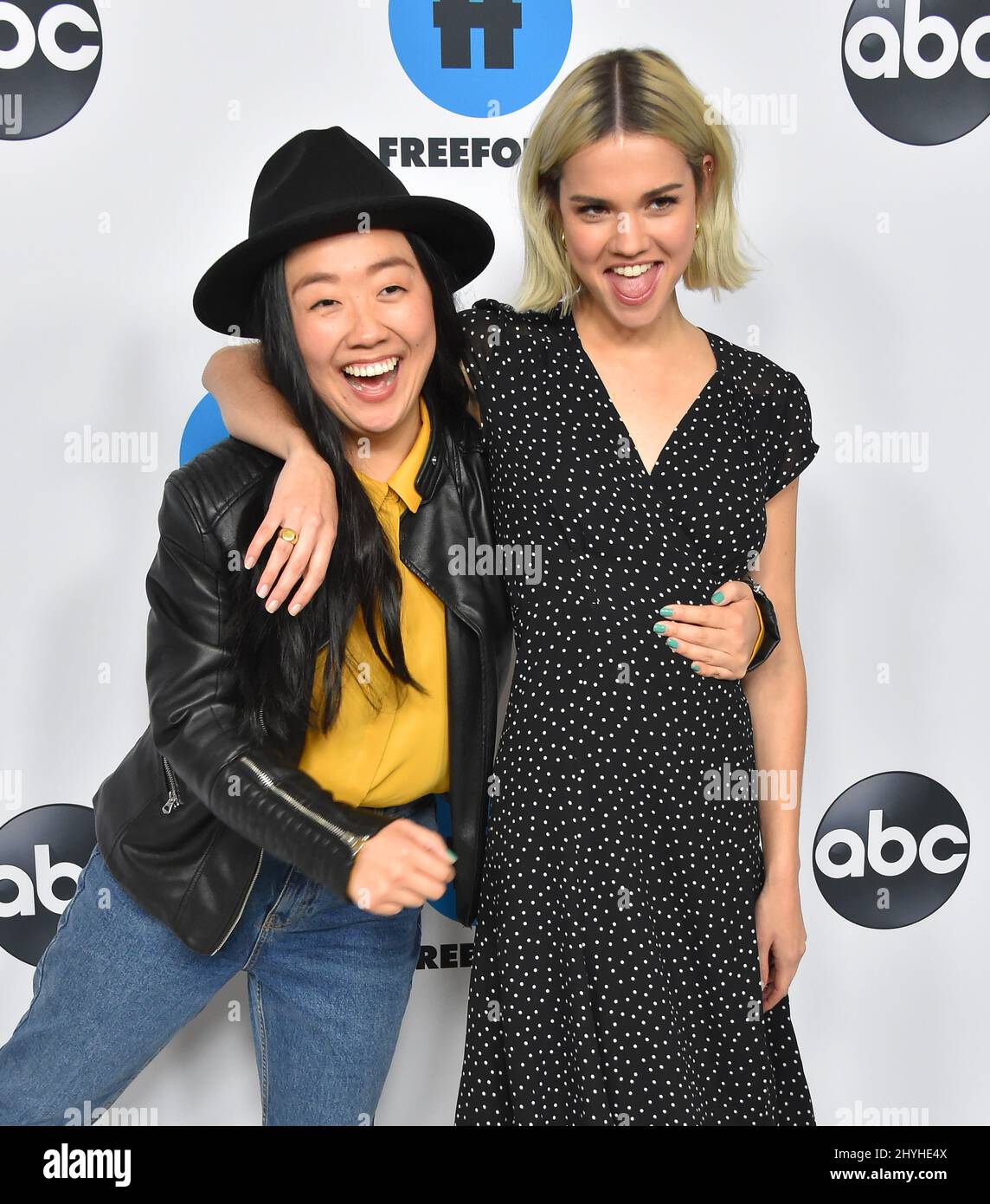 Sherry Cola and Maia Mitchell arriving to the Disney ABC TCA Winter ...
