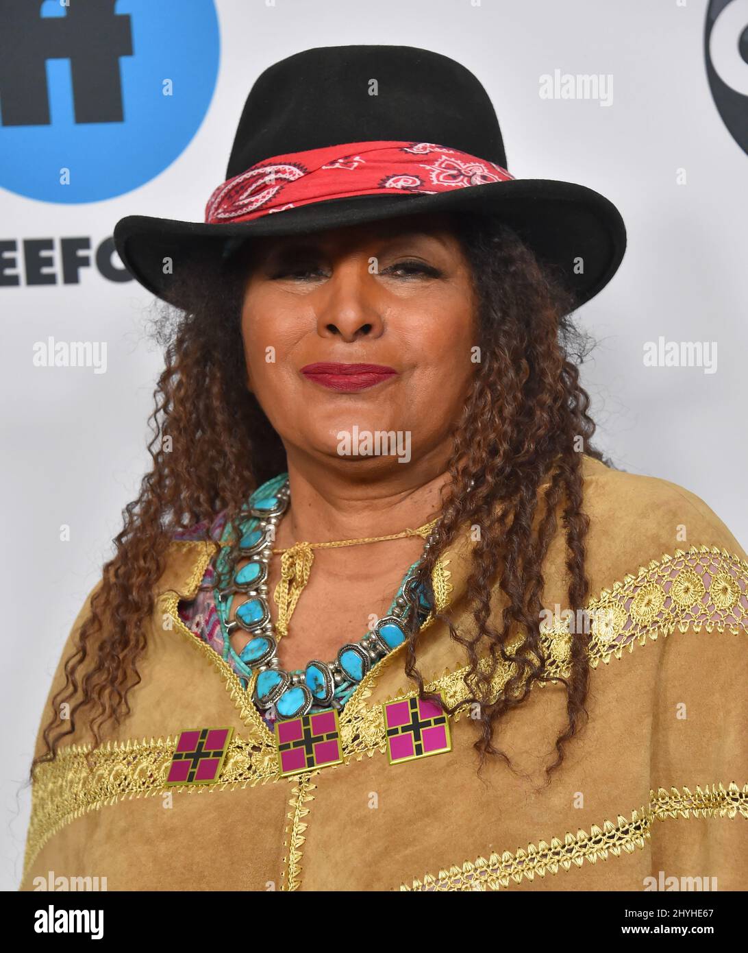 Pam Grier arriving to the Disney ABC TCA Winter Press Tour 2019 at ...