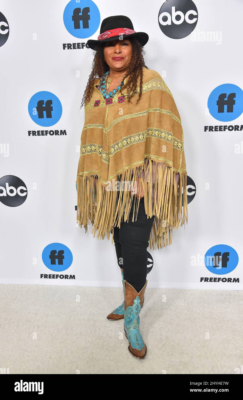 Pam Grier arriving to the Disney ABC TCA Winter Press Tour 2019 at ...