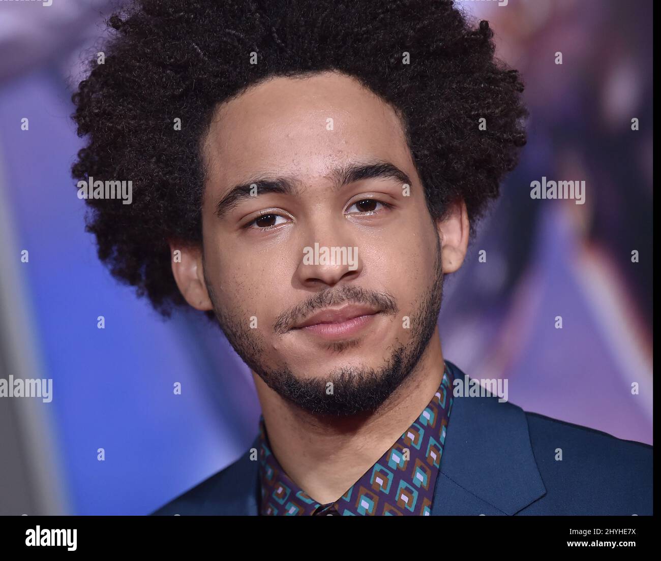 Jorge Lendeborg Jr. arriving to the 'Alita: Battle Angel' Los Angeles ...