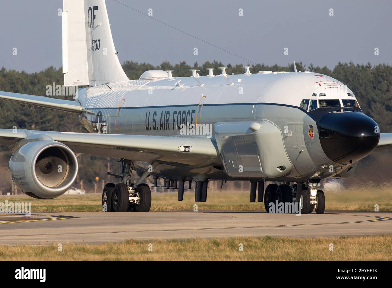RC-135W Rivet Joint Stock Photo - Alamy