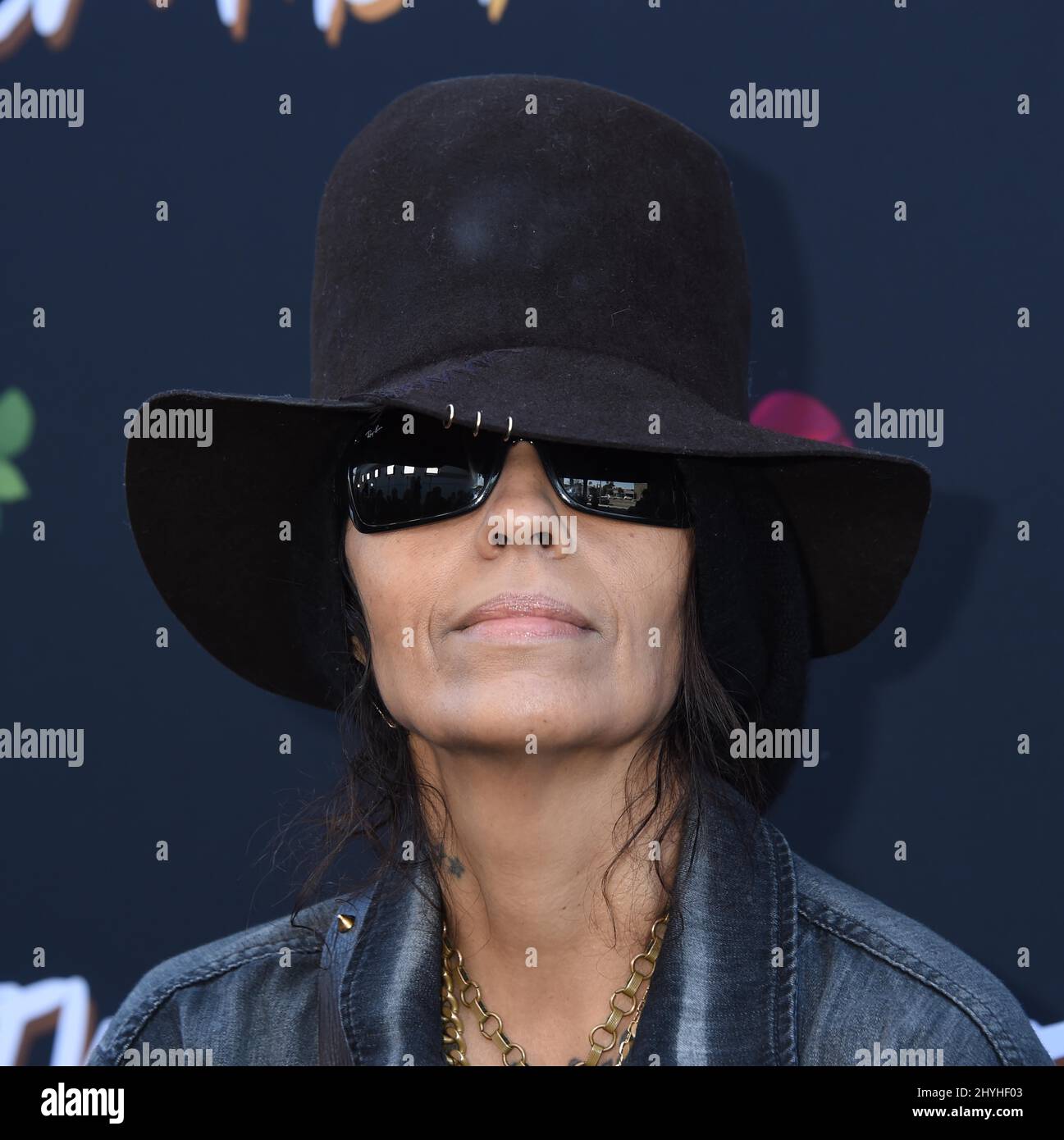 Linda Perry arrives at the Janelle Monae x Instagram Fem The Future ...