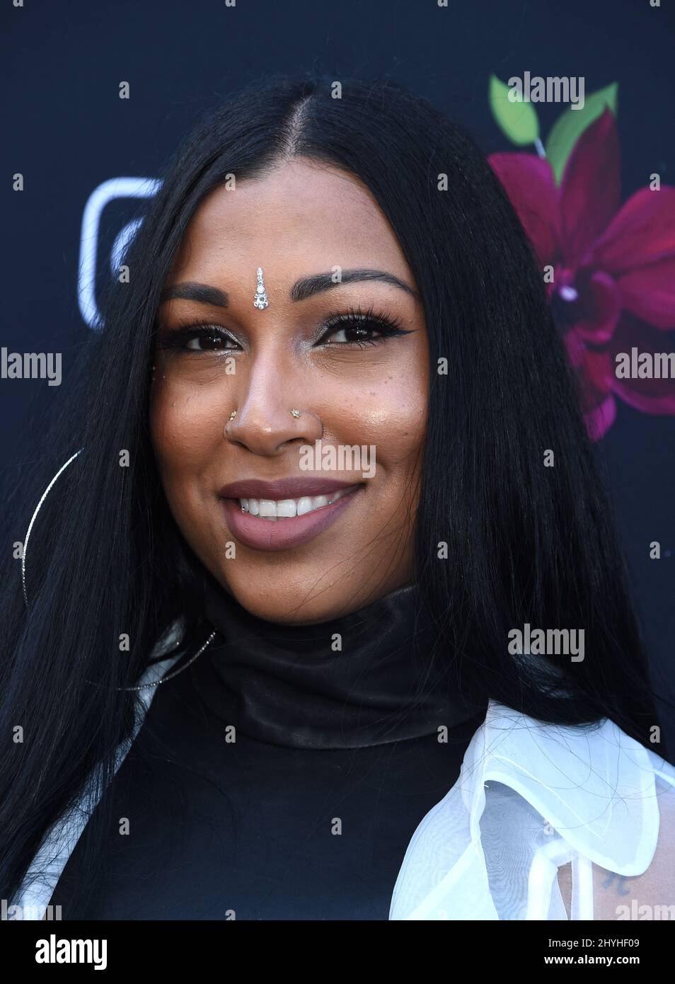 Melanie Fiona arrives at the Janelle Monae x Instagram Fem The Future ...