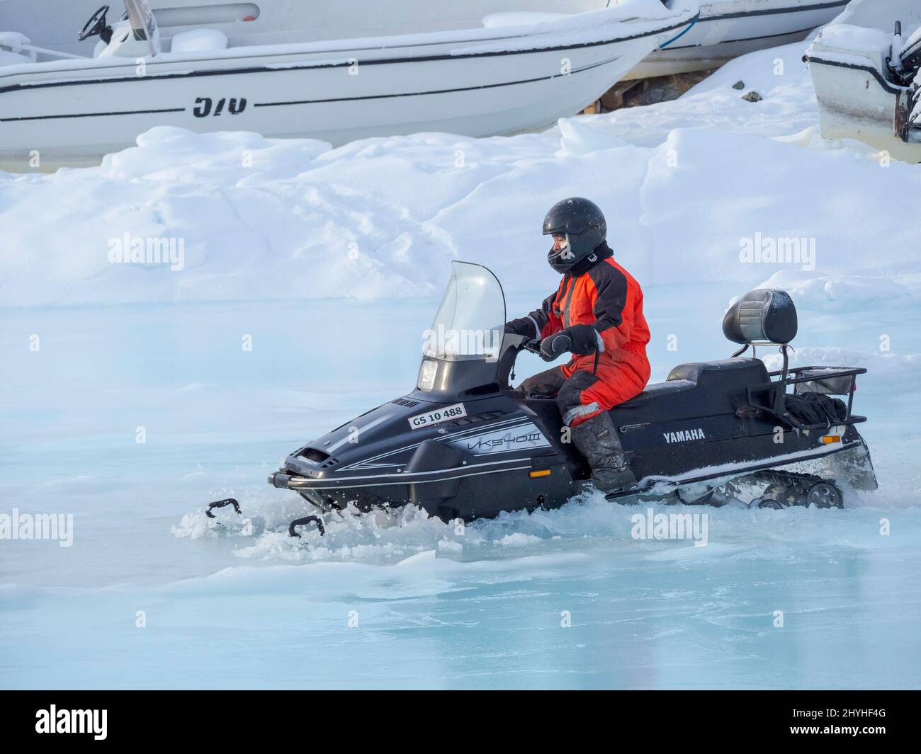 Inuit snowmobile hi-res stock photography and images - Alamy