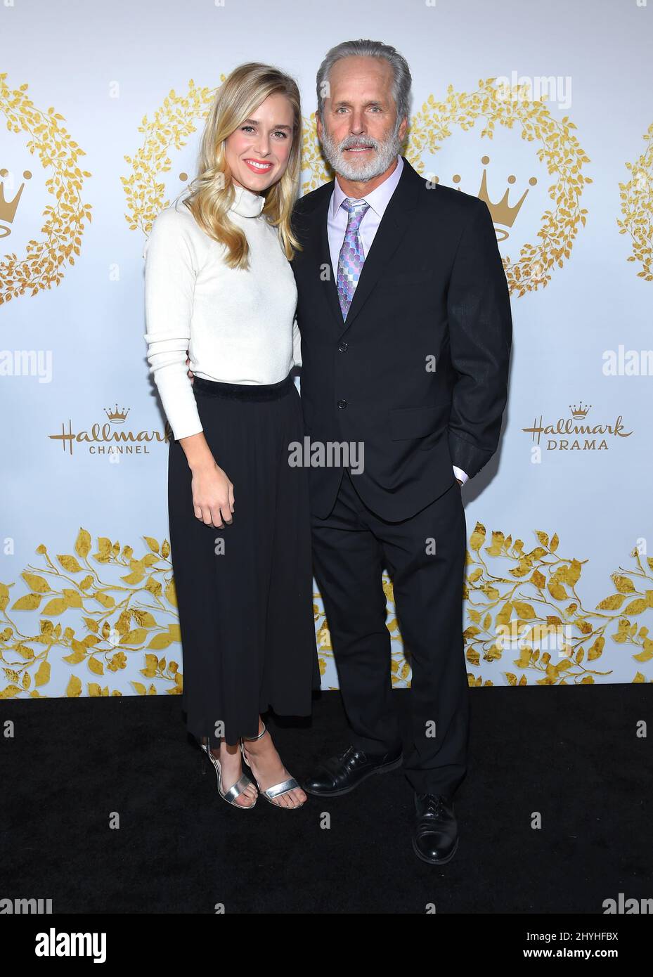 Gregory Harrison and Lily Anne Harrison arriving to the Hallmark ...