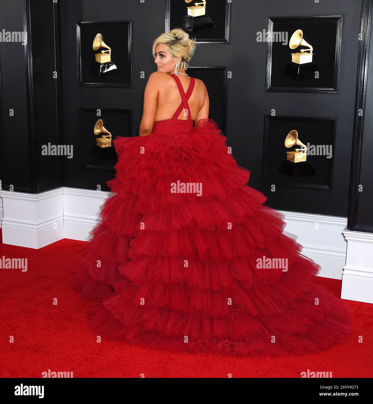 Bebe Rexha at the 61st Annual Grammy Awards held at Staples Center on ...