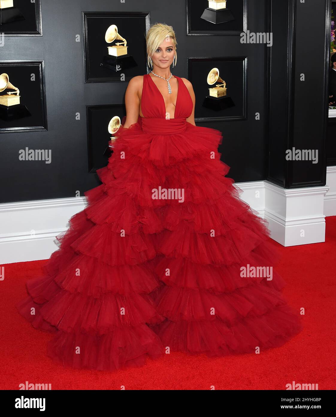 Bebe Rexha at the 61st Annual Grammy Awards held at Staples Center on ...