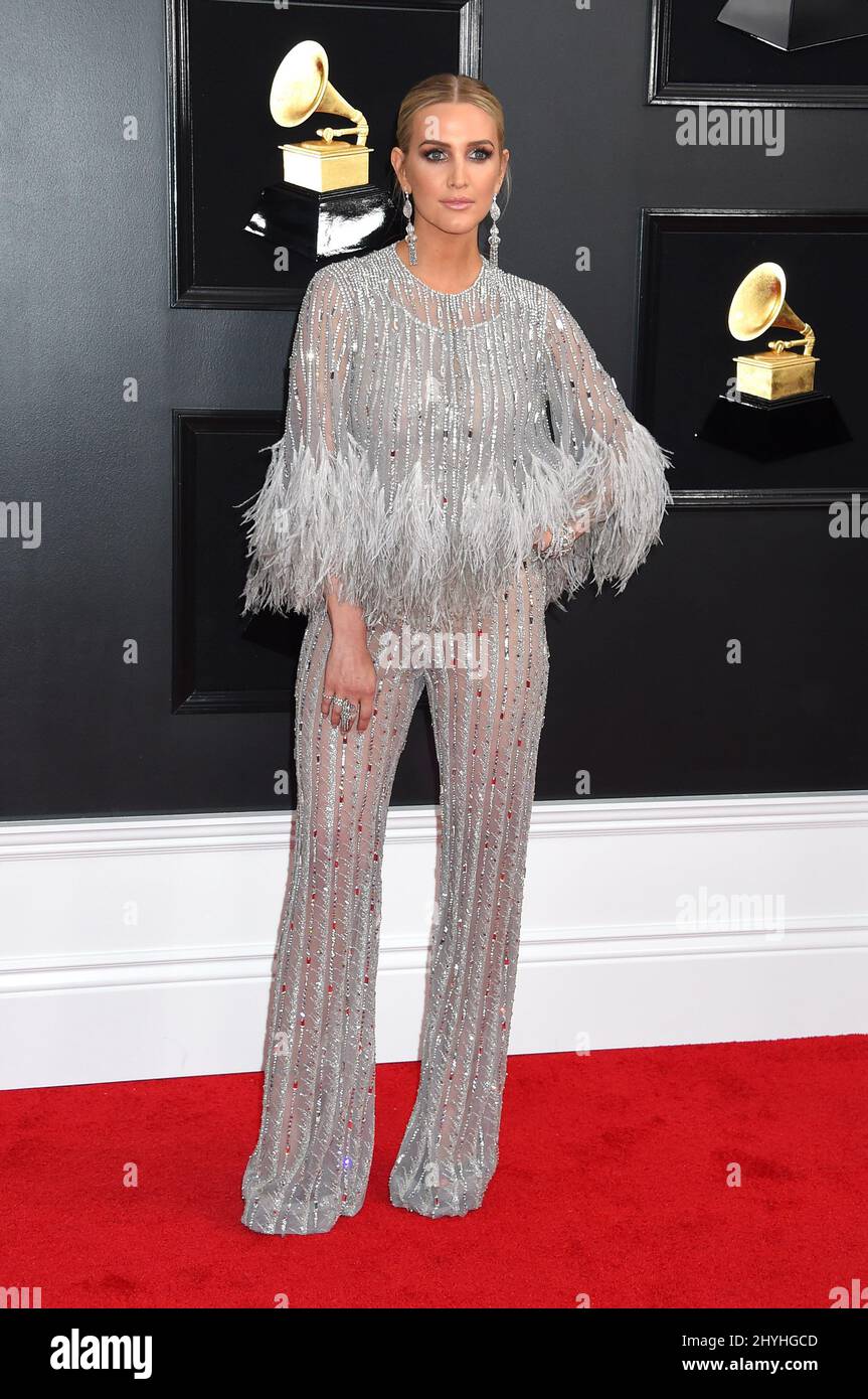 Ashlee Simpson at the 61st Annual Grammy Awards held at Staples Center ...
