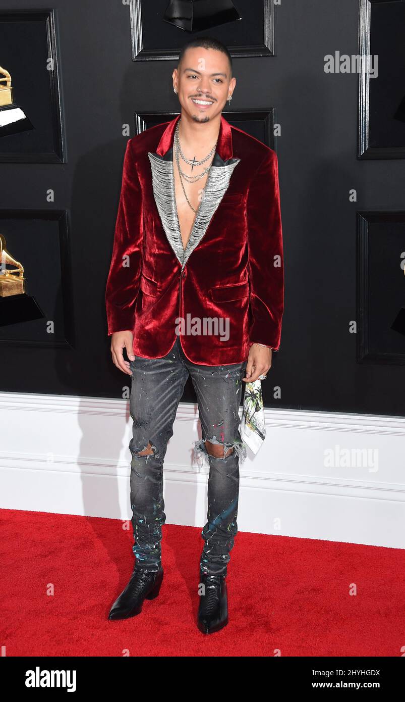 Evan Ross at the 61st Annual Grammy Awards held at Staples Center on ...