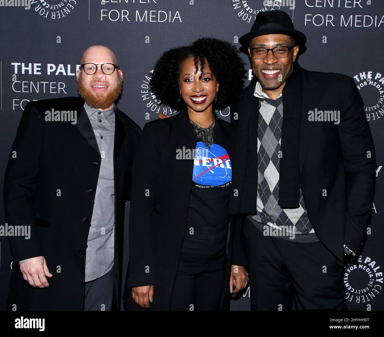 (left to right) Marvin Jones III, Karama Horne & Cress Williams at the ...