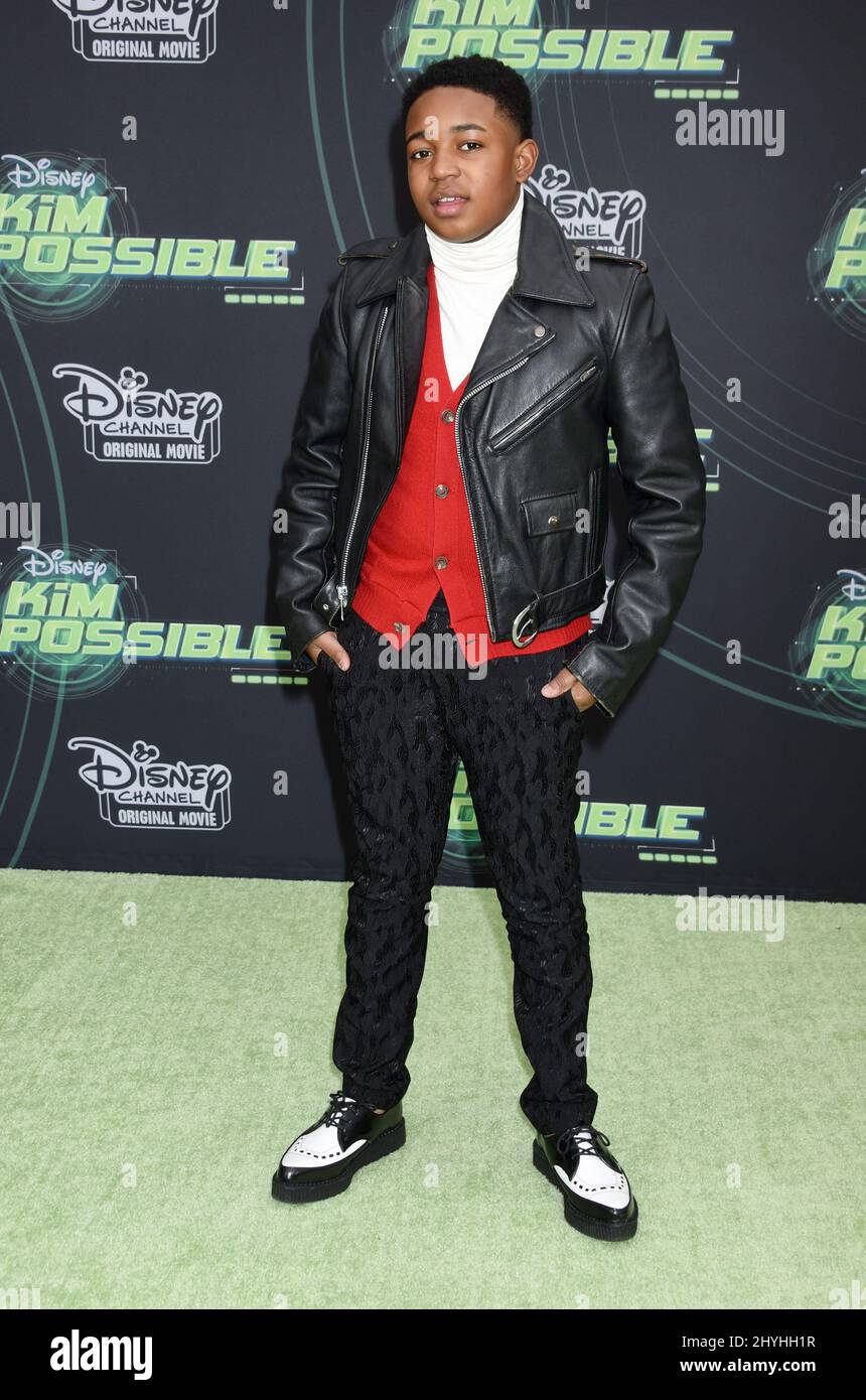 Issac Ryan Brown at Disney Channel's 'Kim Possible' Premiere held at ...