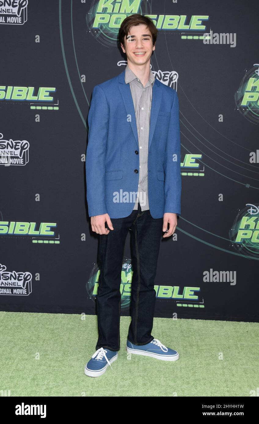 Daniel DiMaggio at Disney Channel's 'Kim Possible' Premiere held at the ...