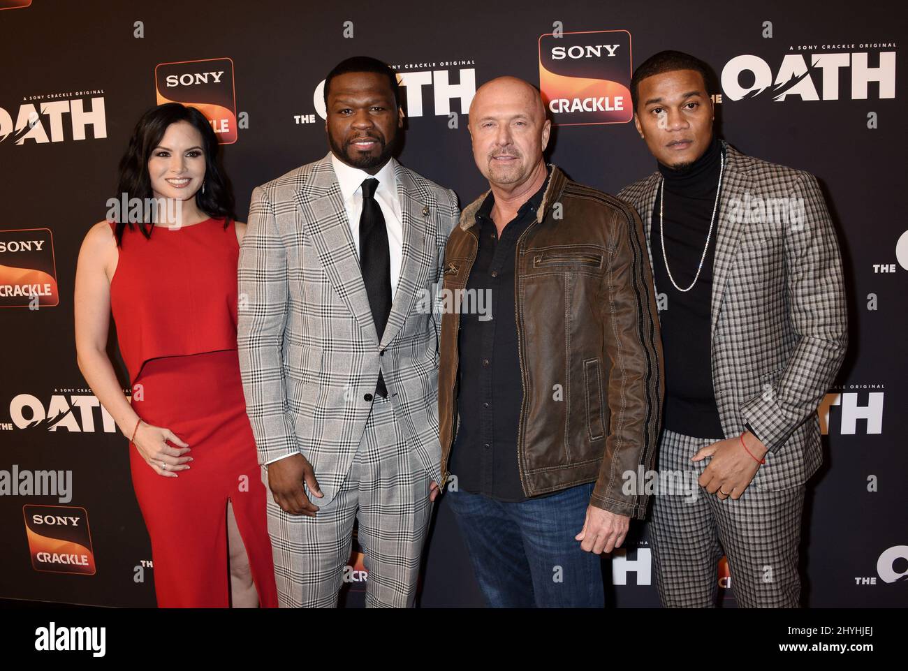 Katrina Law, Curtis 50 Cent Jackson, Joe Halpin and Cory Hardrict ...