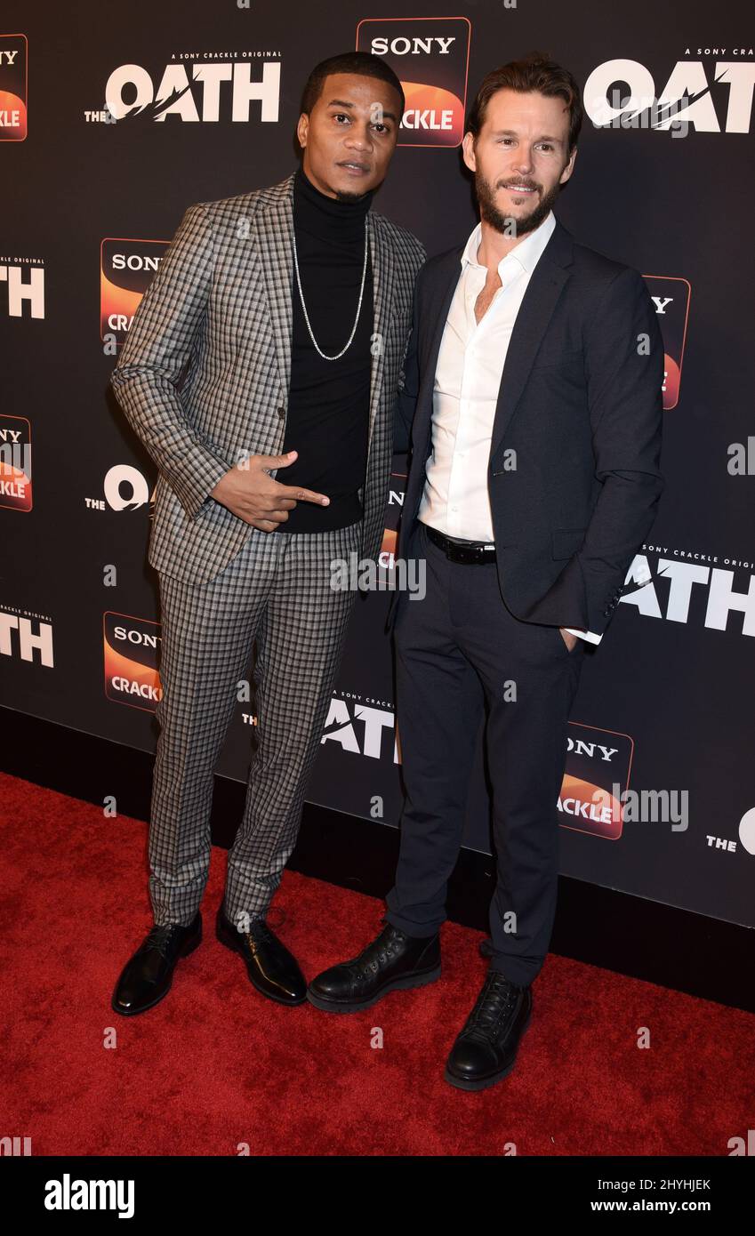 Cory Hardrict and Ryan Kwanten attending Sony Crackle's 'The Oath ...