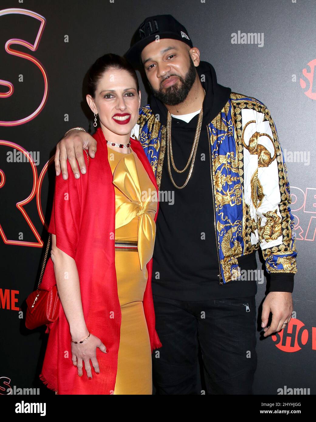 The Kid Mero & wife Heather Martinez attending the 'Desus & Mero' Red Carpet Premiere held at ...
