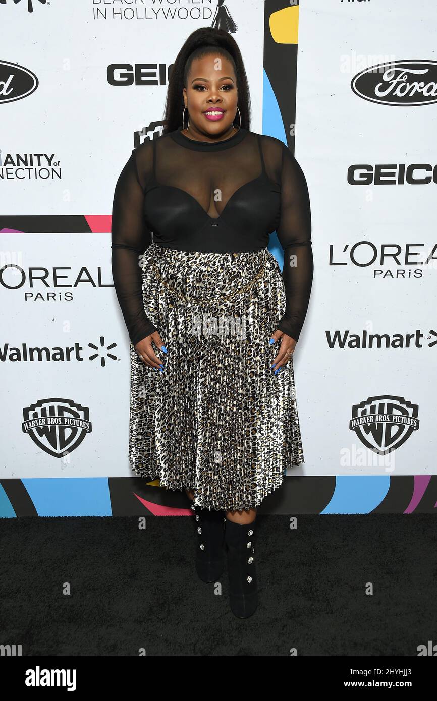 Amber Riley attending the Essence Celebrates Black Women in Hollywood ...