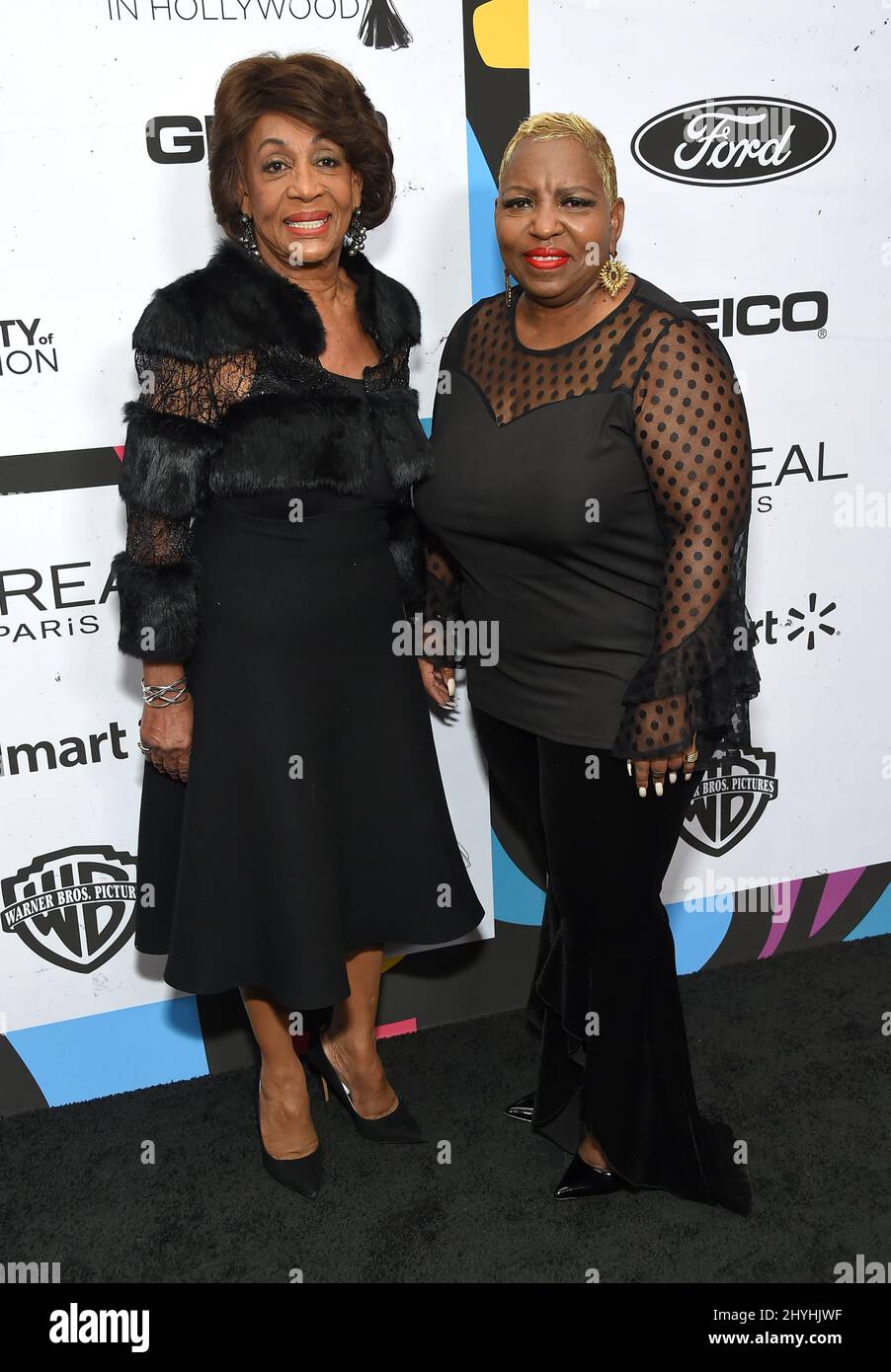 Maxine Waters and Karen Waters attending the Essence Celebrates Black ...