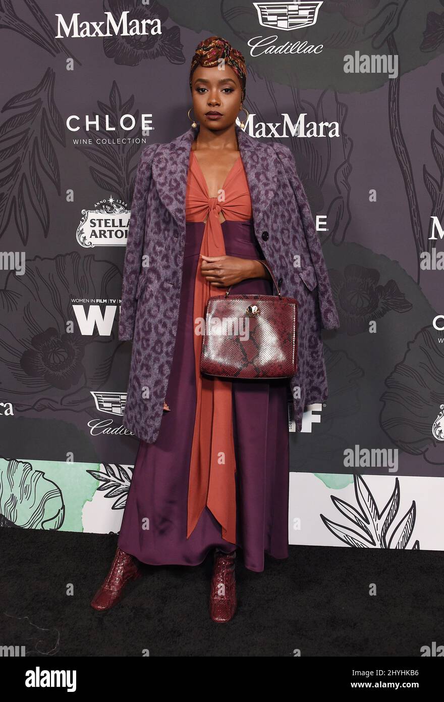 Kiki Layne arrives at the 12th Annual Women In Film Oscar Party held at ...