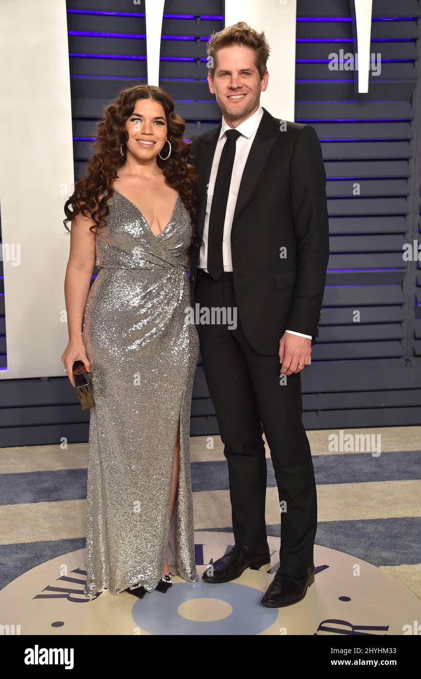 America Ferrera and Ryan Piers Williams attending the 2019 Vanity Fair ...