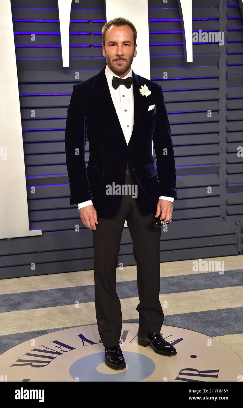 Tom Ford attending the 2019 Vanity Fair Oscar Party held at the Wallis ...