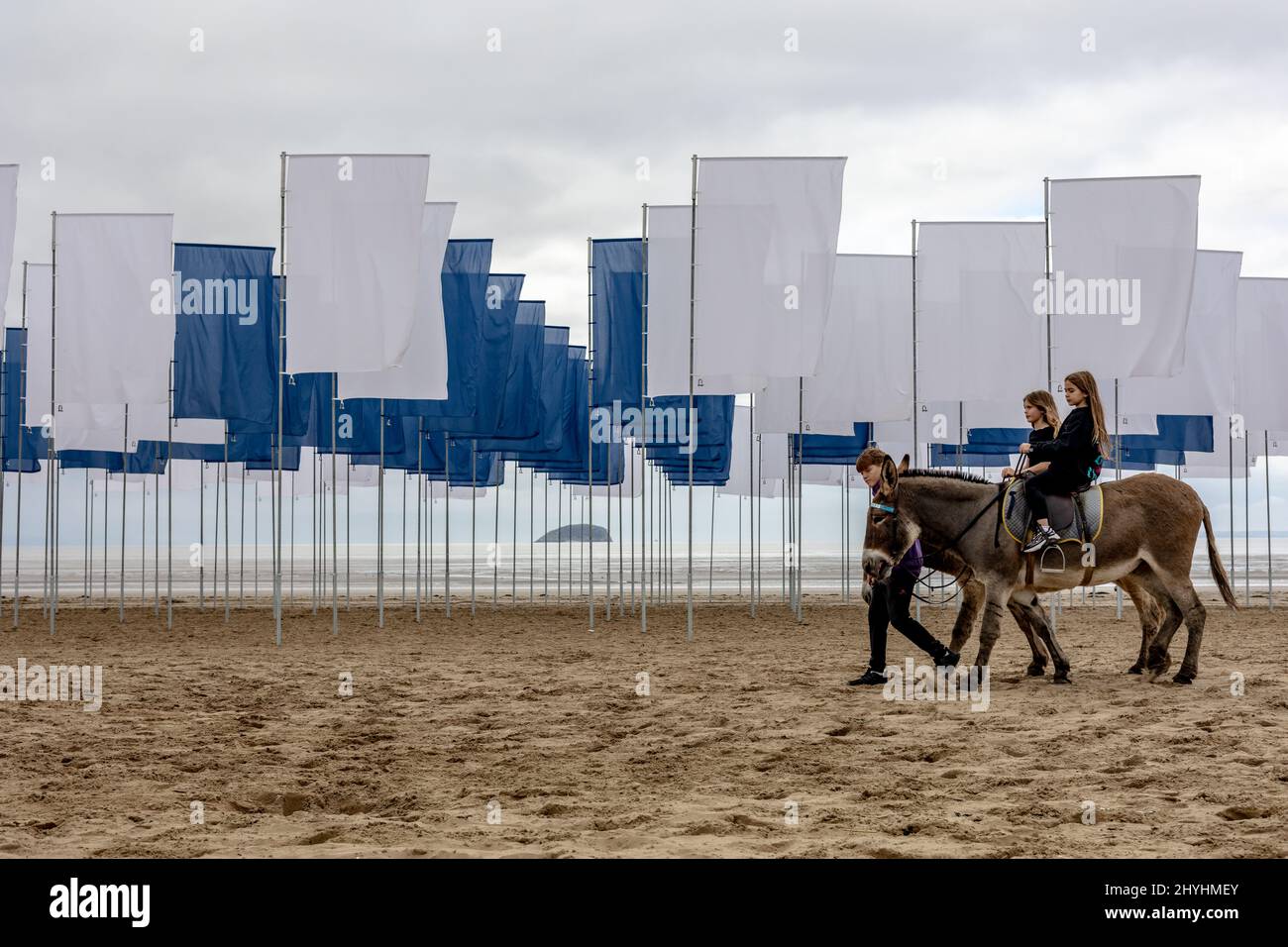 Donkey ride on the beach Stock Photo - Alamy