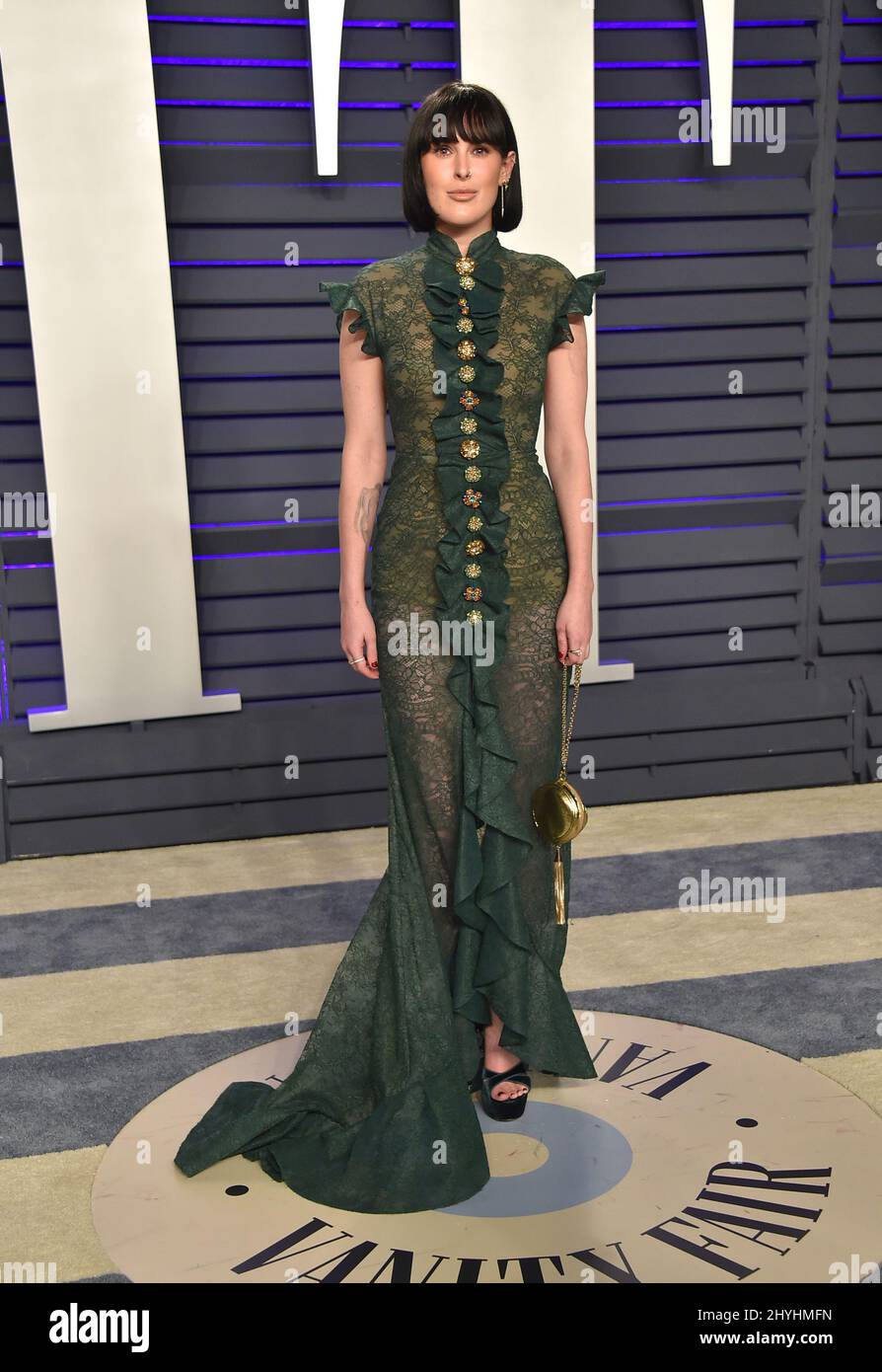 Rumer Willis attending the 2019 Vanity Fair Oscar Party hosted by ...
