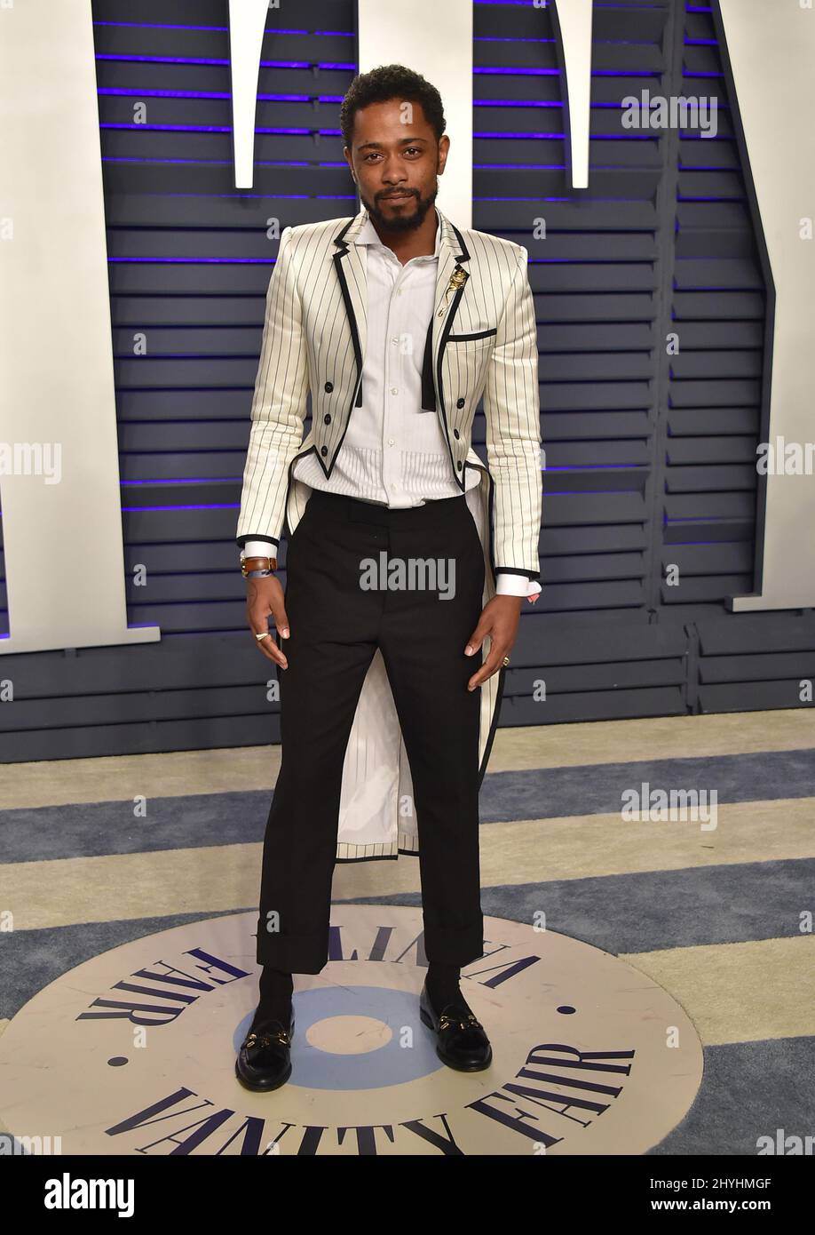 Lakeith Stanfield attending the 2019 Vanity Fair Oscar Party hosted by ...