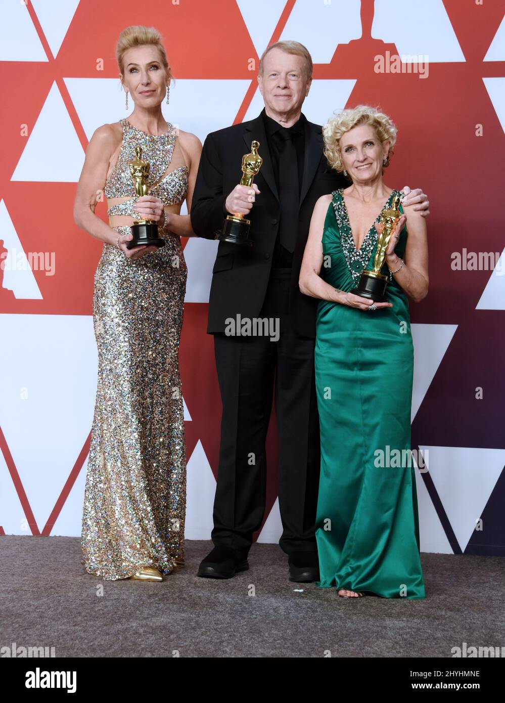 Kate Biscoe, Greg Cannom and Patricia Dehaney at the '91st Annual ...