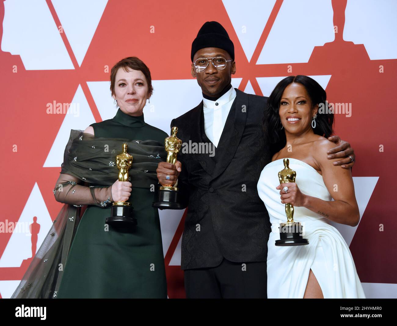 Olivia Colman, Mahershala Ali and Regina King at the '91st Annual ...
