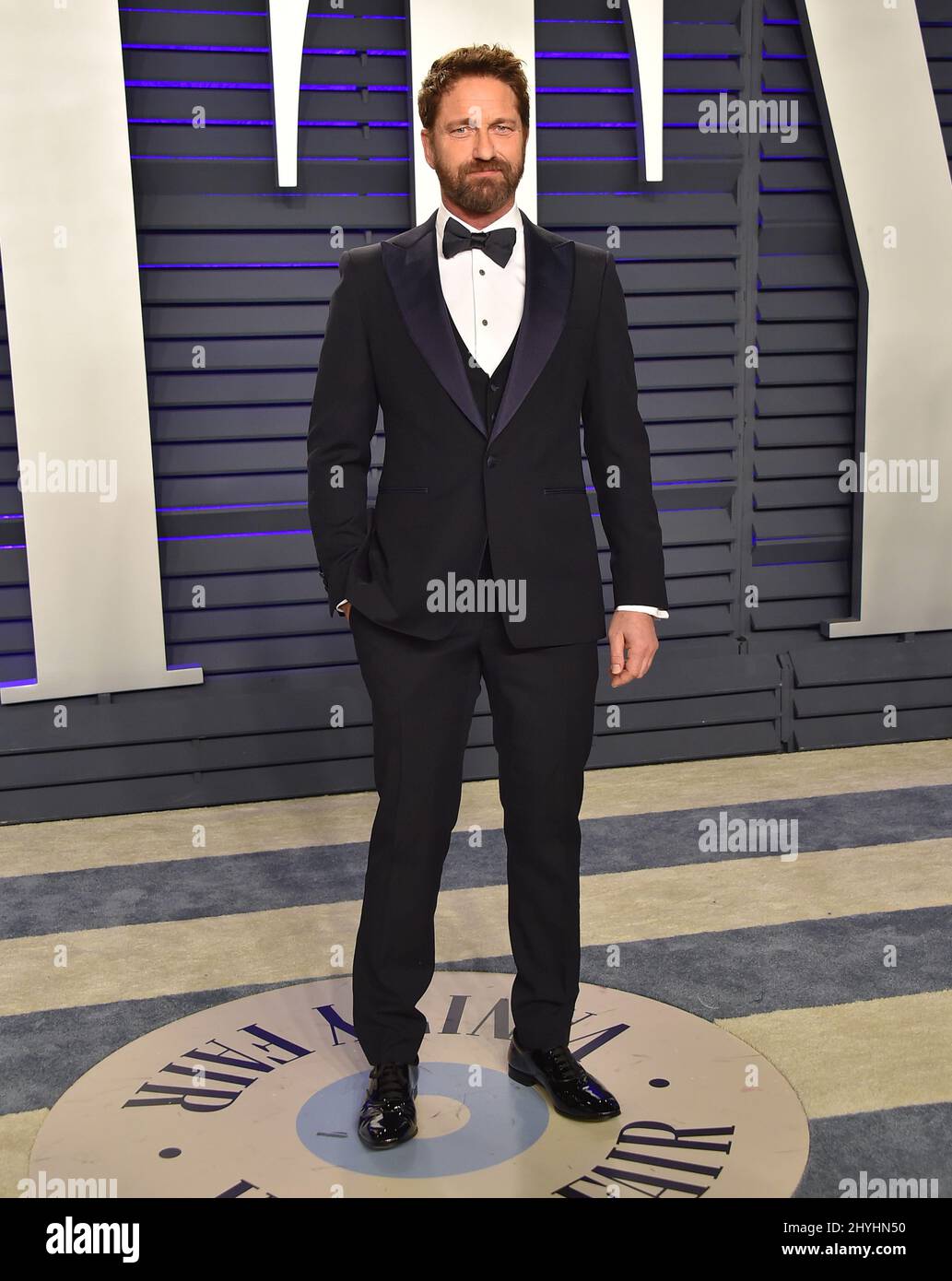 Gerald Butler attending the 2019 Vanity Fair Oscar Party held at the ...