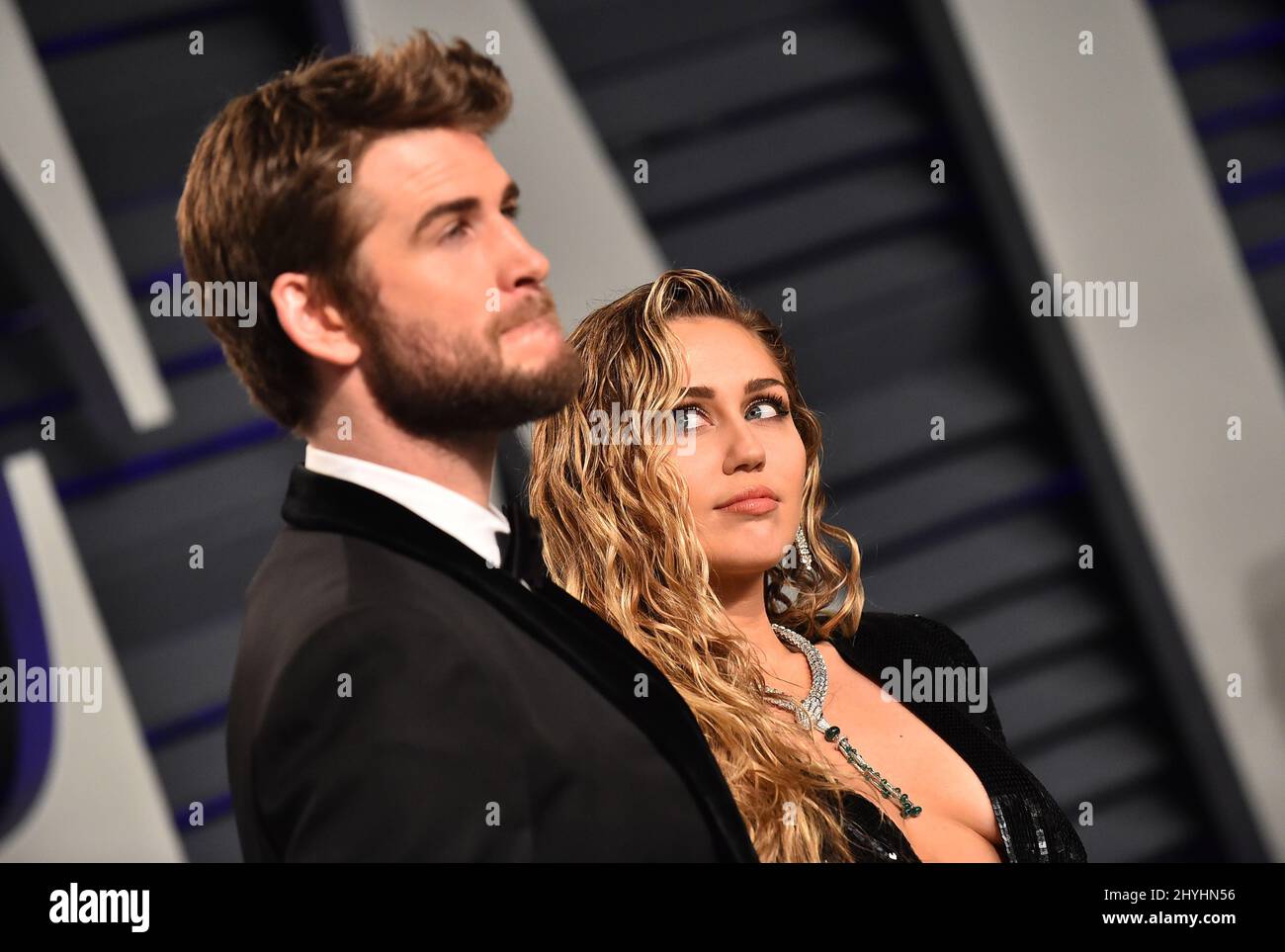 Miley Cyrus 2019 Vanity Fair Oscar Party Miley Cyrus & Liam
